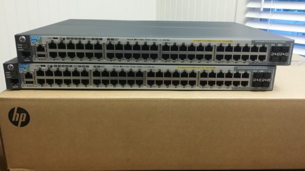 HP ProCurve Layer 3 Gigabit POE+ switches. – Intellibeam